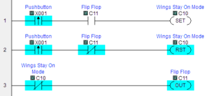 Flip Flop Logic for CLICK PLCs- CTRLfreak.io